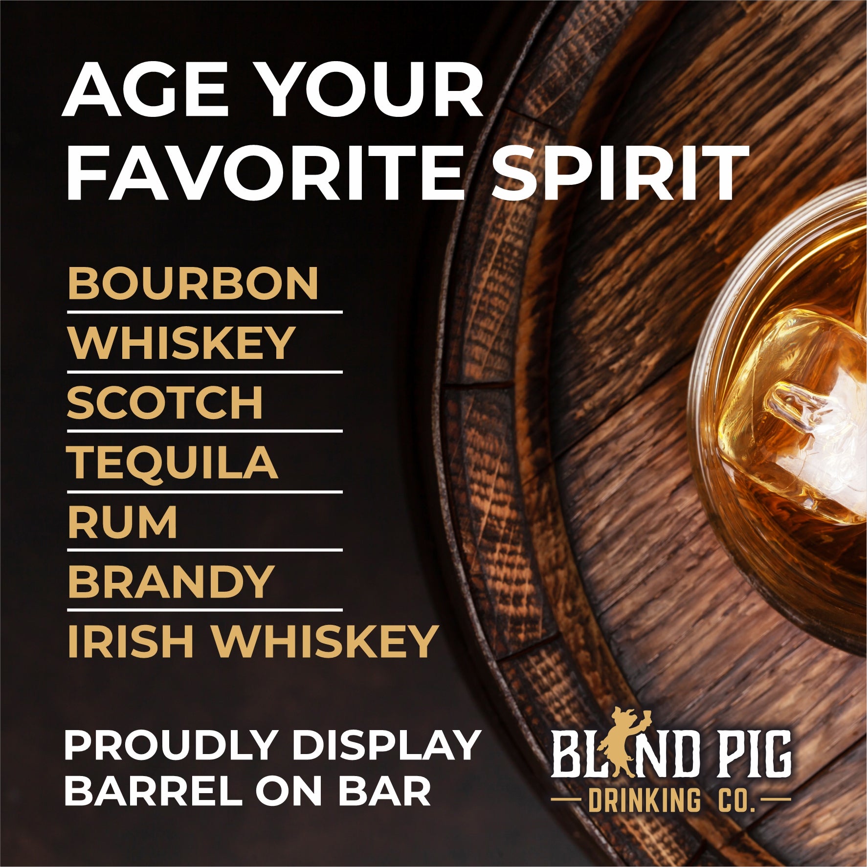 Authentic Charred Small Oak Barrel | Age Your Own Spirits – Blind Pig ...